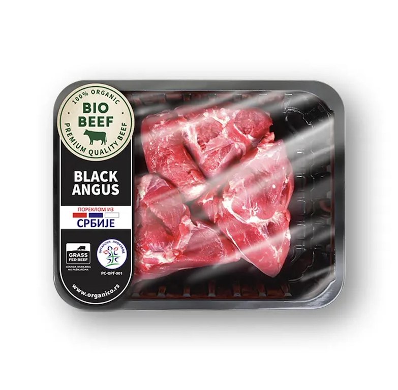 Organska juneća plećka b/k Black Angus 500g