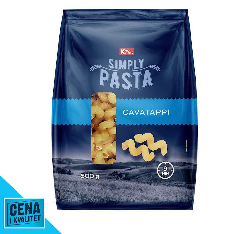 Kplus testenina cavatappi 500g k plus