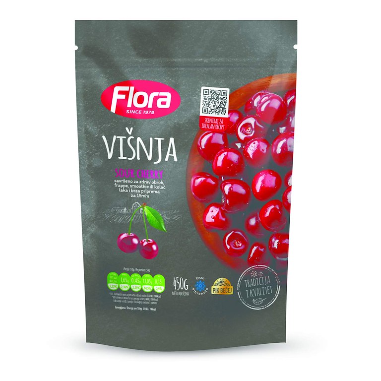 Flora višnja 450g smrz flora