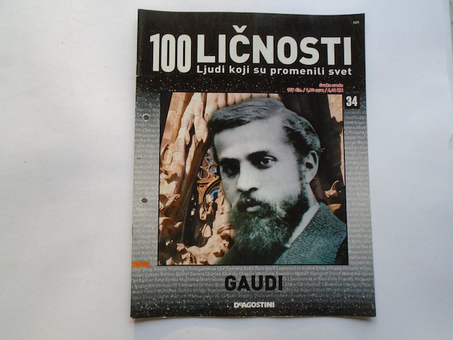 100 ličnosti, br.34 Gaudi