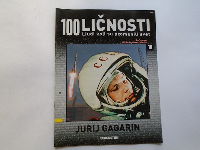100 ličnosti, br.19 Jurij Gagarin