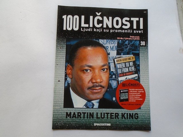 100 ličnosti, br.30Martin Luter King