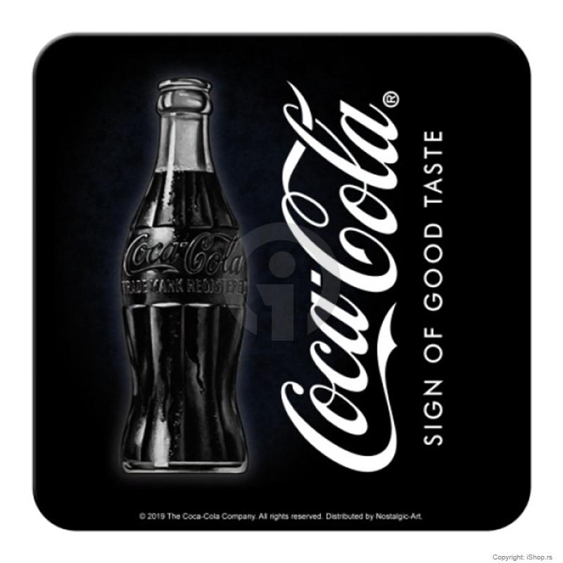 Coca-Cola - Sign Of Good Taste - metalni podmetač