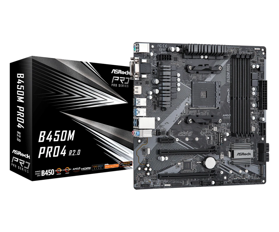 AsRock B450M PRO4 R2.0 matična ploča