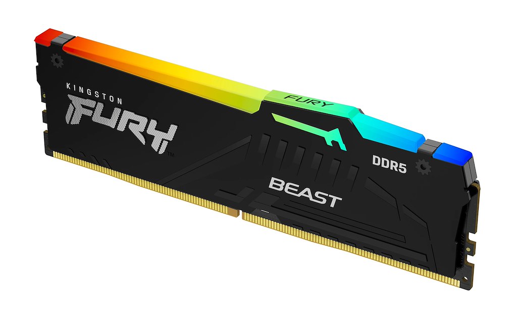 Kingston DDR5 32GB 6000MHz FURY Beast RGB EXPO (KF560C36BBEA-32) memorija za desktop