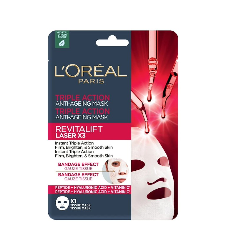 LOREAL MASKA U MARAMICI 28G REVITALIFT LASER X3 TRIPLE ACTION