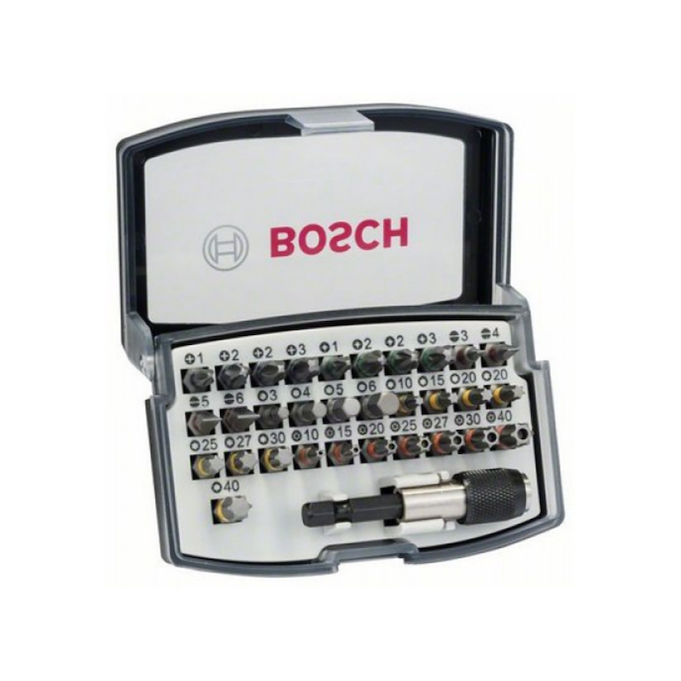 Bosch Set Bitova Sa Brzo Izmenjivim Držačem,32 delova, 2607017564