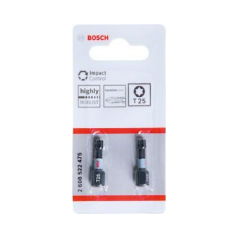 Bosch Set Impact Control nastavaka T25, 2 kom, 2608522475