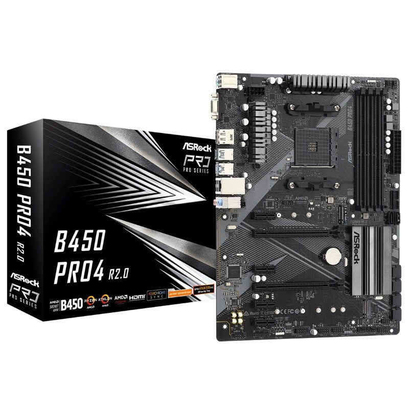 ASROCK B450 PRO4 R2.0 matična ploča