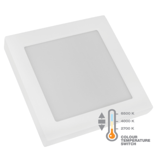 Commel LED panel 18W, kvadratni nadgradni, Promena boje svetlosti, 227 mm – C 336-428