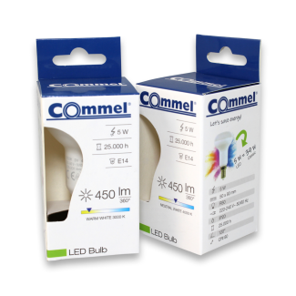 Commel LED Sijalica E14, R50, 5 W, 450 lm, 4000 K- C 305-232