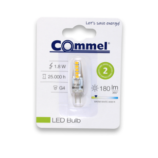 Commel LED Sijalica G4, 1,8 W, 180 lm, 3000 K- C 305-405