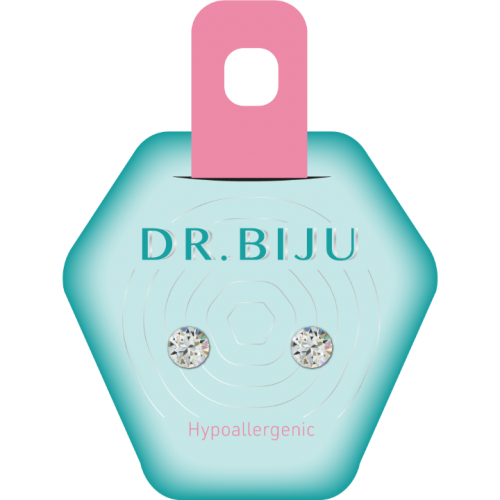 DR.BIJU minđuše 5.3 mm providne krug