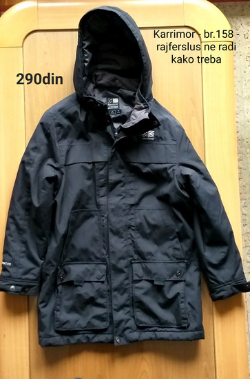 Karrimor crna jakna za dečake br. 158