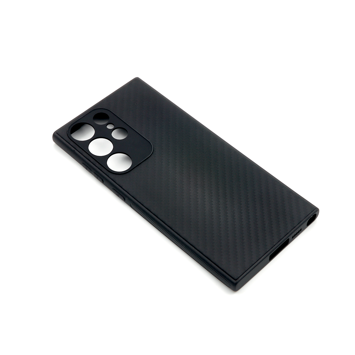 TPU CARBON 0,3mm for SM-S918 (Galaxy S23 Ultra) black