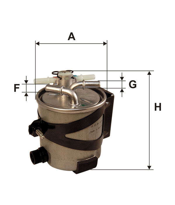 Filtron PP980/6 filter goriva Dacia Logan/Stepway/Renault Megane II/Scenic II/Grand Scenic I 1.5dCi/2.0dCi