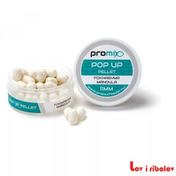 Pelet Promix Pop Up Pellet 11mm Beli luk - Badem 20g