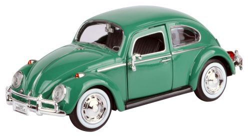 Metalni auto VW BEETLE 1966, 1:24, Motormax, Green