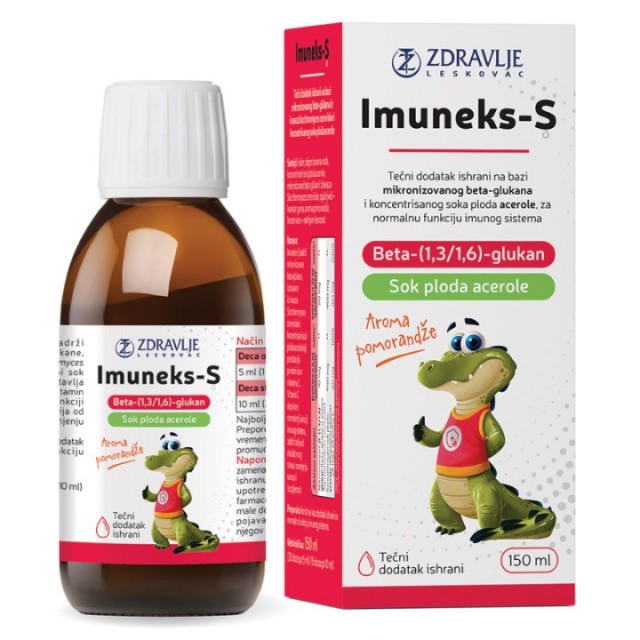 IMUNEKS - S SIRUP 150ML
Opis
INFORMACIJE
NALOG
SERVIS
KORISNI LINKOVI