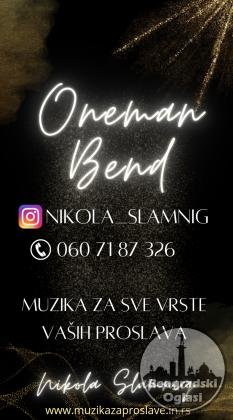 Muzika za proslave-One man bend-Nikola Slamnig