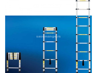 Teleskopske Aluminijumske Merdevine 2,6m