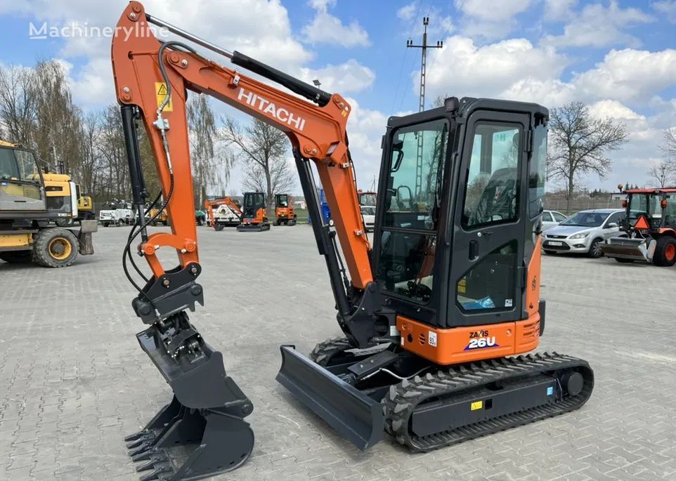 Hitachi ZX26-6 Szybkozłącze 3 Łyżki mini bager