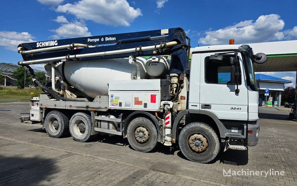 Stetter na šasiji Mercedes-Benz ACTROS 3241 kamion s mešalicom za beton