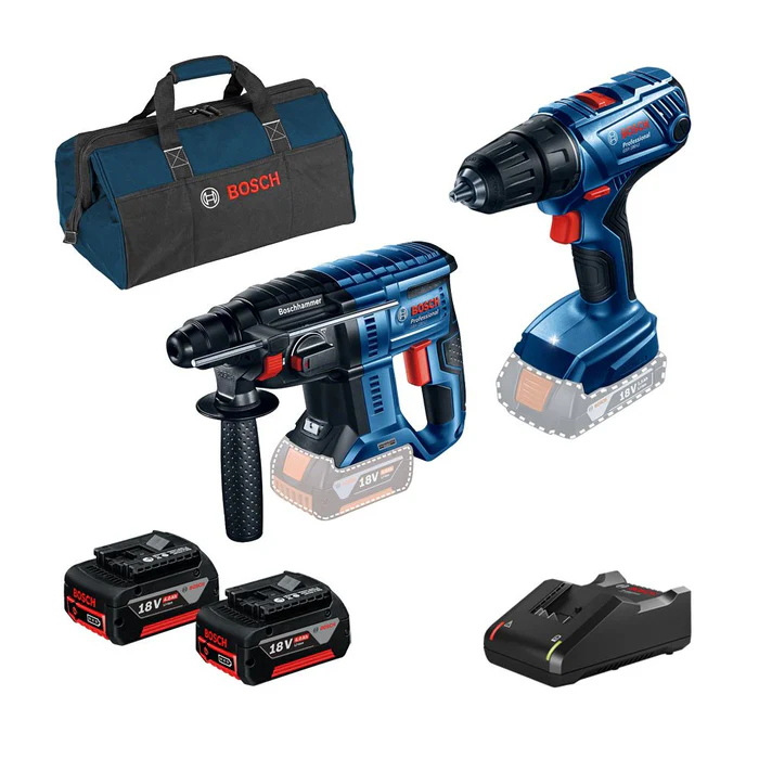 Akumulatorski set Bosch GBH 180-Li + Bosch GSR 180-Li; 18V; 2x4,0 Ah (0615990M31)