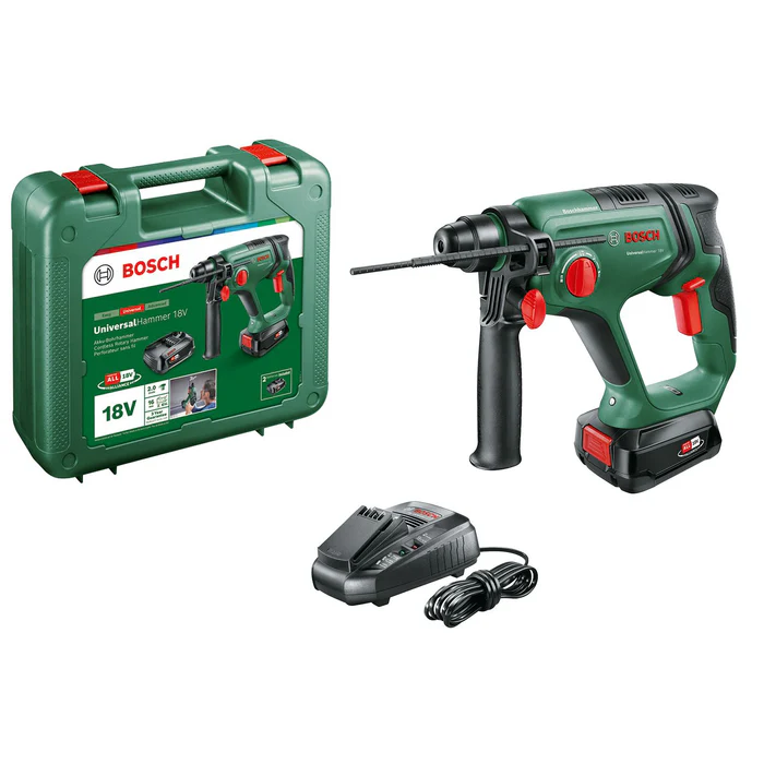 Bosch akumulatorski elektro-pneumatski čekić UniversalHammer 18V; 1x2,5 Ah (06039D6002)