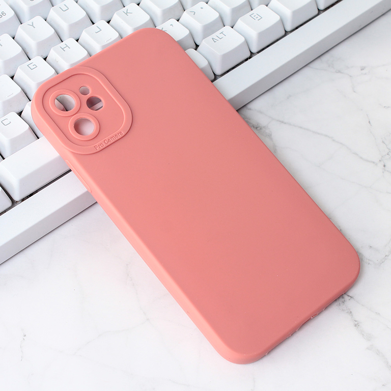 Maska(futrola) Silikon Pro Camera za iPhone 11 6.1 roze