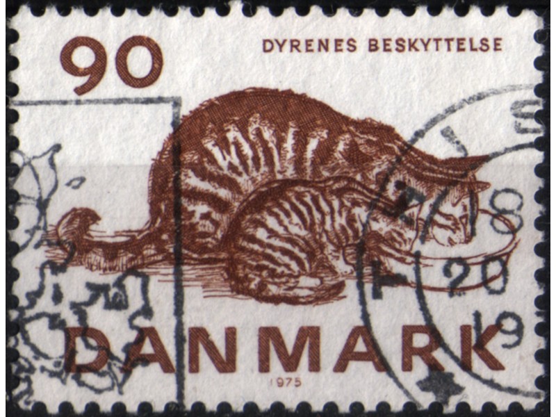 kt555dzs 23.okt1975 Danmark Mi606(-o-)