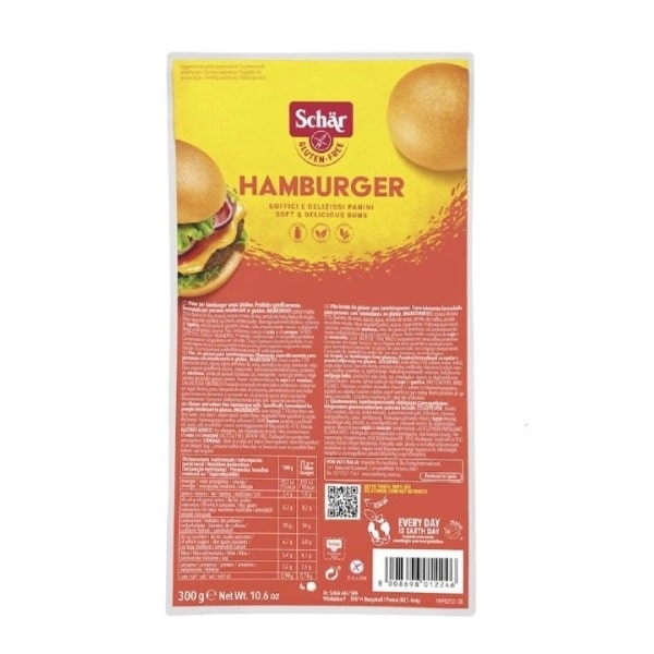 Hamburger zemička bez glutena 300g Schar