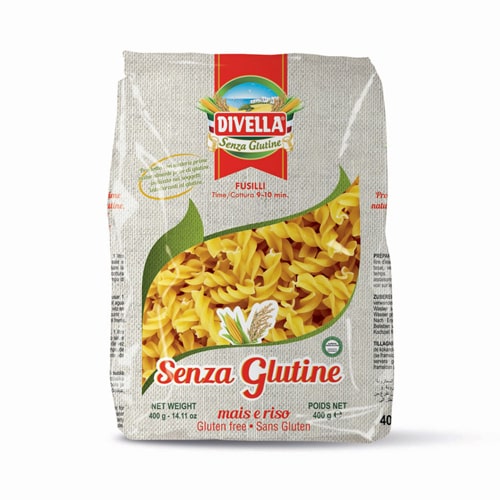 Testenina spirala bez glutena 400g Divella