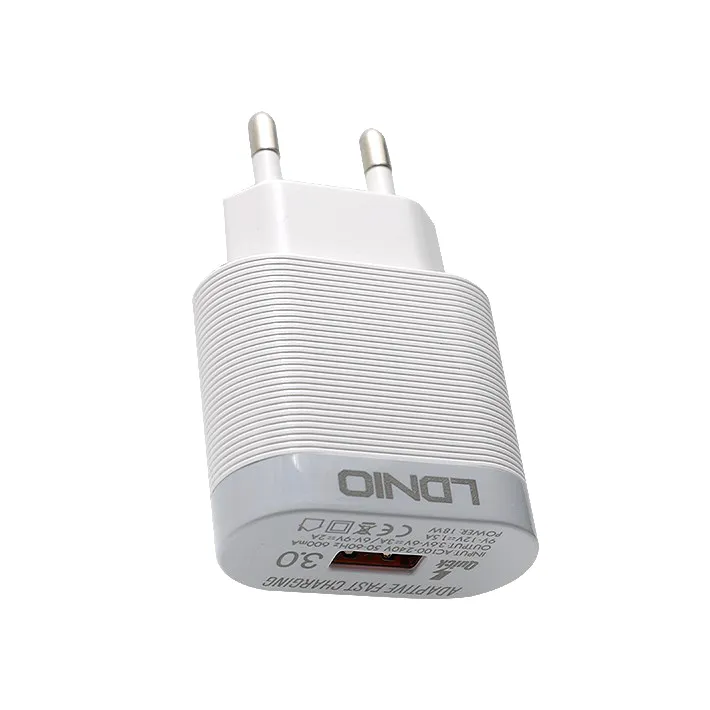 Kucni punjac LDNIO A303Q QC 3.0 5V 3A micro USB beli