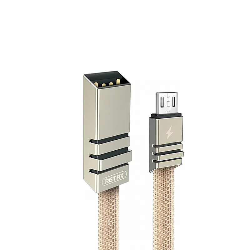 Data kabl REMAX Weave RC-081m micro USB braon 1m