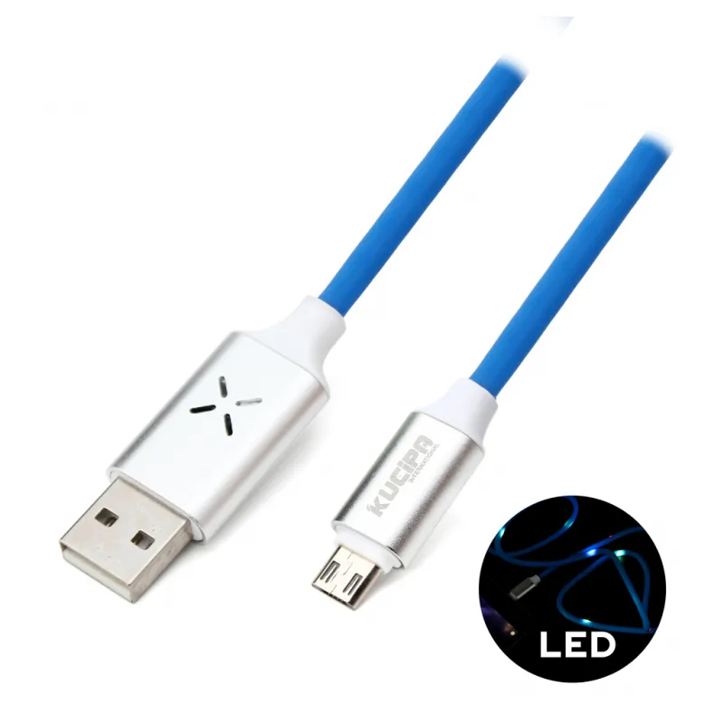 Data kabl KUCIPA K257 micro USB 1m plavi