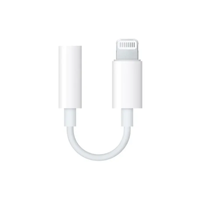 Adapter iPhone lightning na 3.5mm HQ za slusalice beli