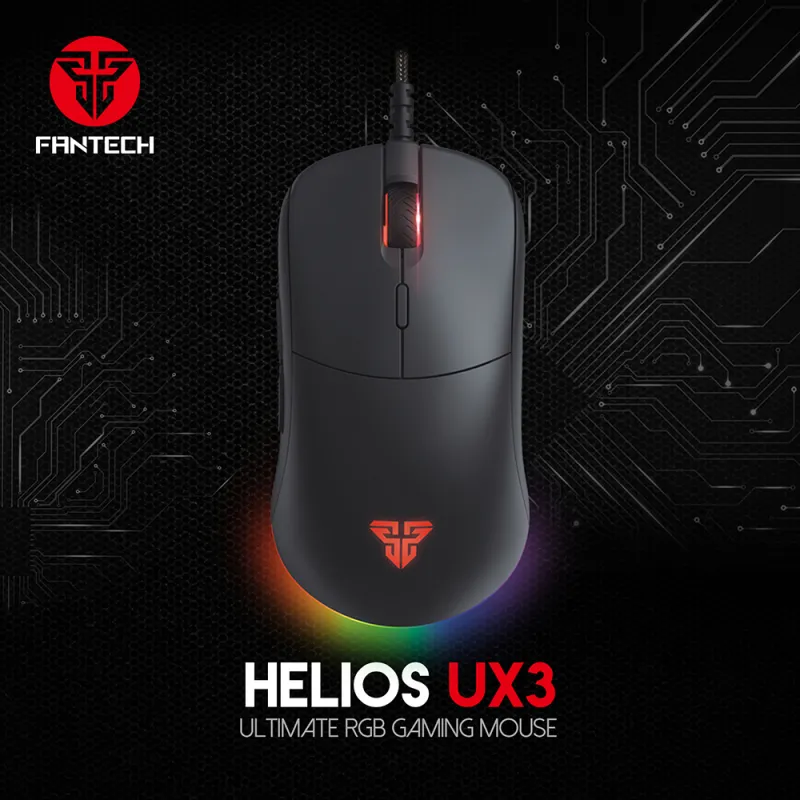 Mis Gaming Fantech UX3 Helios crni