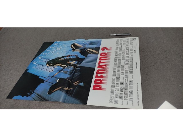 PREDATOR 2 FILMSKI PLAKAT VINTAGE