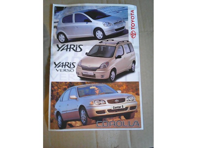 AUTO KATALOG TOYOTA YARIS COROLLA