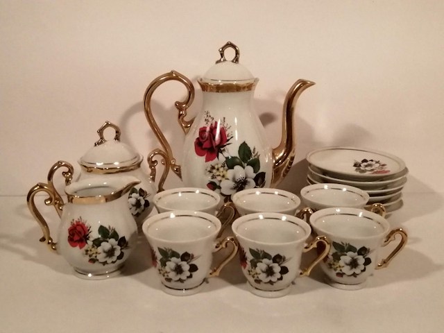 Porcelanski set za čaj Vintage EX YU