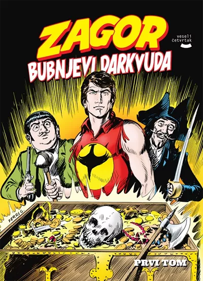 Veseli Četvrtak Zagor knjiga - Bubnjevi Darkvuda, prvi tom (kolor izdanje)