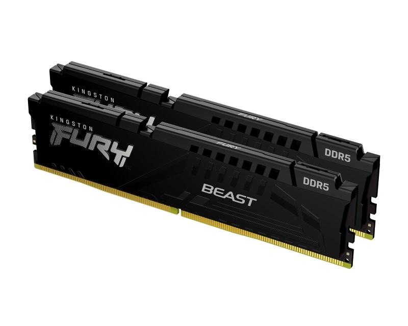 Kingston 64GB DDR5 5600MT/s kit KF556C36BBEK2-64 Fury Beast EXPO