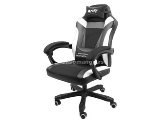 Gaming fotelja Fury Avenger M+ Crno Bela