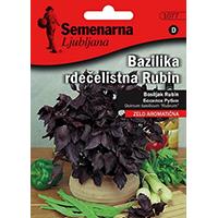 Seme za začinsko bilje 5 kesica - Bosiljak rubin - Ocimum basilicum Semenarna 1077