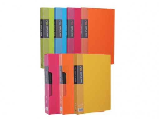 Fascikla DELI clear book NEON 10 listova