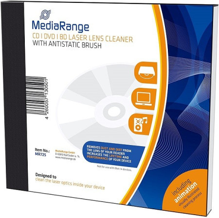 Mediarange CD/DVD/BLU ray laser lens cleaner /MR725 ( 66LS/Z )