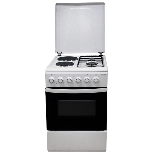 VIVAX Kombinovani šporet FC-22502 WH Ringla/Gorionik, Konvencionalna, 52 l, A