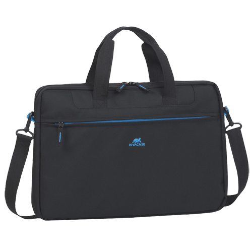 RIVACASE Torba za laptop Regent 8037 do 15.6", Crna