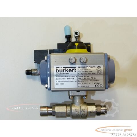 Komponenta
Bürkert SC15-6 / SC00015-6U F03F05-N-DS-11 AU Pneumatischer Schwenkantrieb 214529